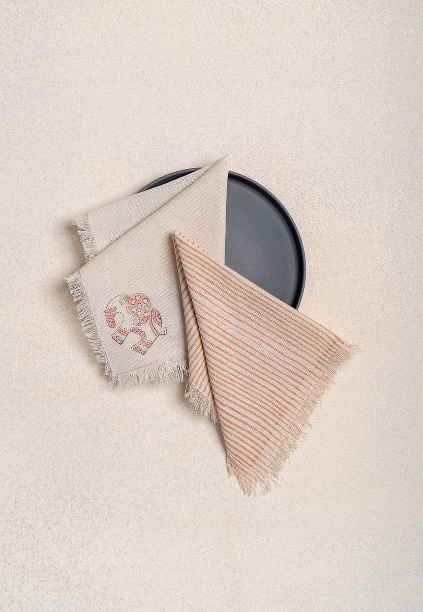 The Elephant Napkins – AmberStitch